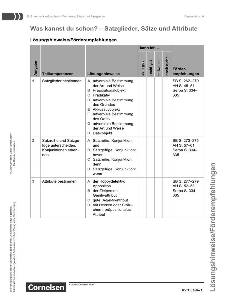 DEU D Kap12 KV31 Loe | PDF