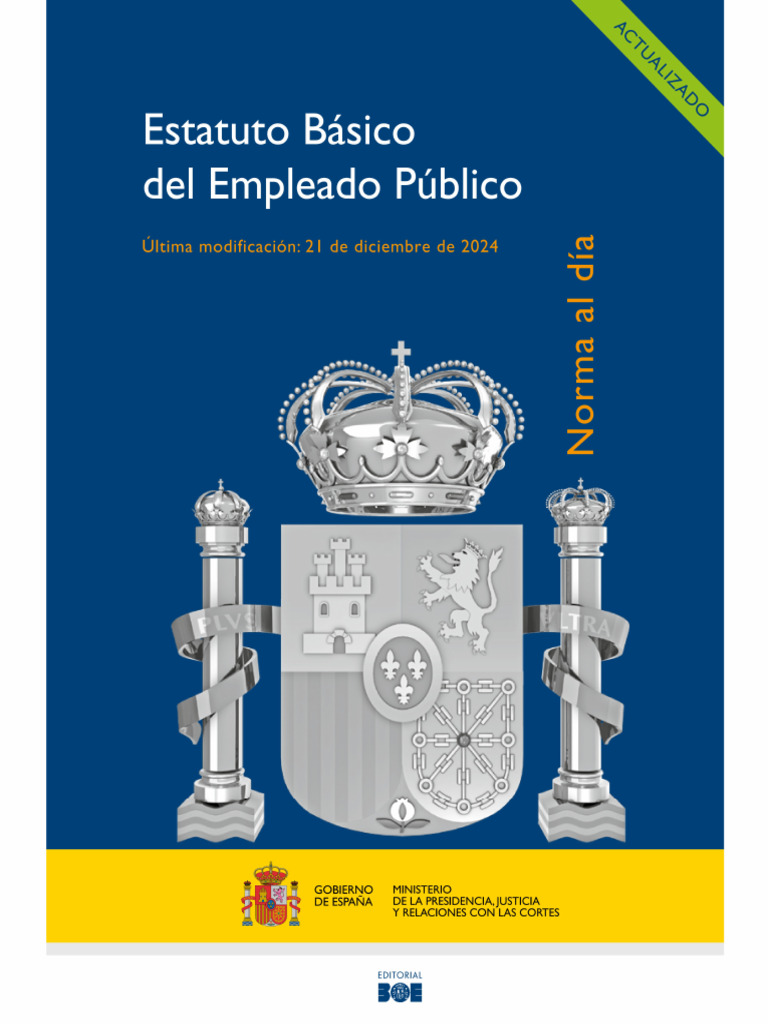 Estatuto Basico Del Empleado Publico | PDF