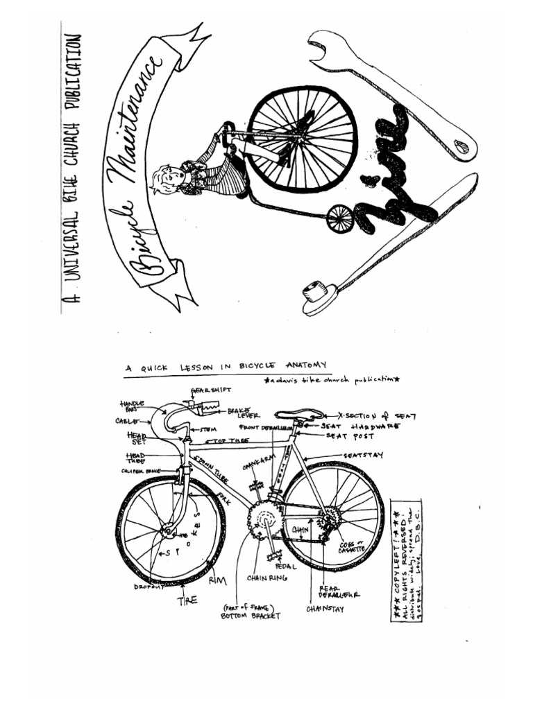 Bike Maintenance Zine Bike Church | PDF
