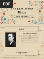 "Fellowship of the Ring Overview" | PDF | J. R. R. Tolkien | Bilbo Baggins