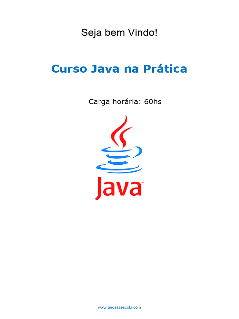 Curso De Java Nossaescola Pdf Java Linguagem De Programação Método Programação De
