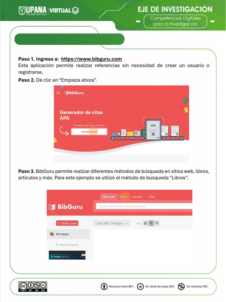 Tutorial para Generar referencias-APA - Bibguru | PDF