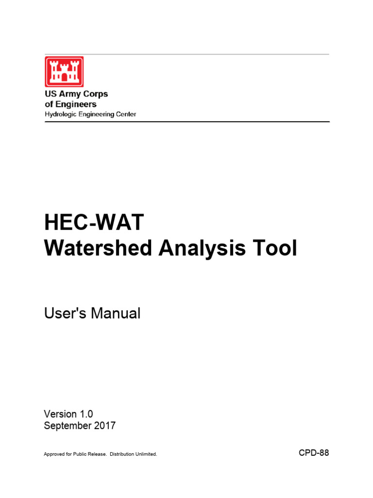 HEC-WAT Users Manual | PDF | Computing