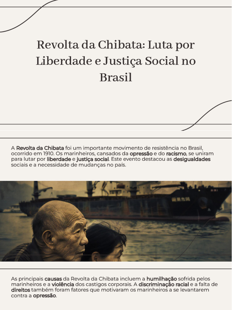 Revolta da Chibata: Justiça Social no Brasil | PDF