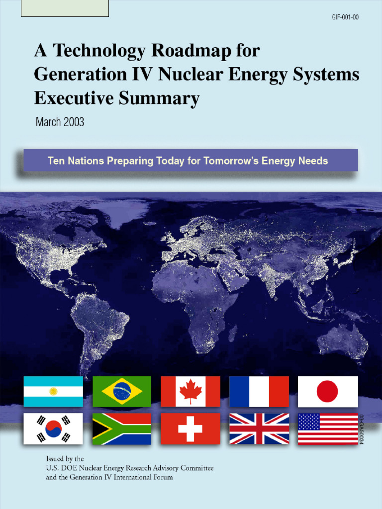 Generation IV Nuclear Energy Roadmap | PDF | Nuclear Fuel | Nuclear Reactor