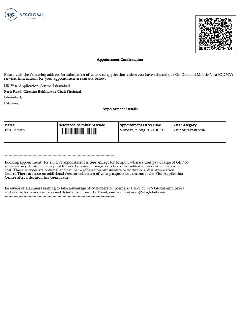 arslan appointmet | PDF