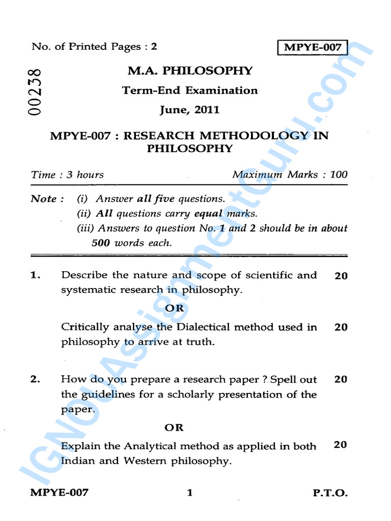 MPYE 007 June2010 June2023 | PDF | Methodology | Deconstruction