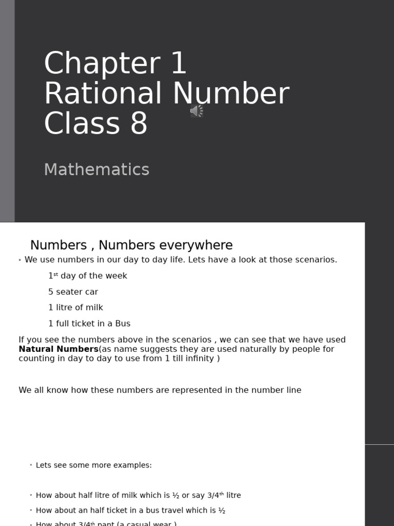 Ch 1. Rational Numbers 1 | PDF | Multiplication | Numbers