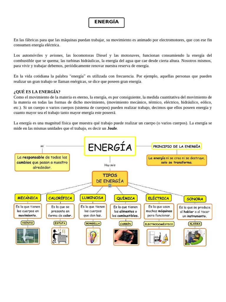 Tipos de Energia | PDF