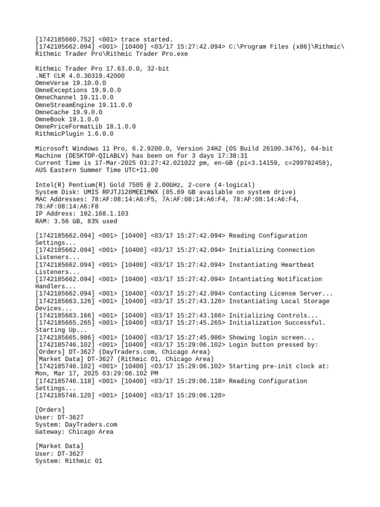 Rithmic Trader Pro - Cur | PDF | Public Key Certificate | Software
