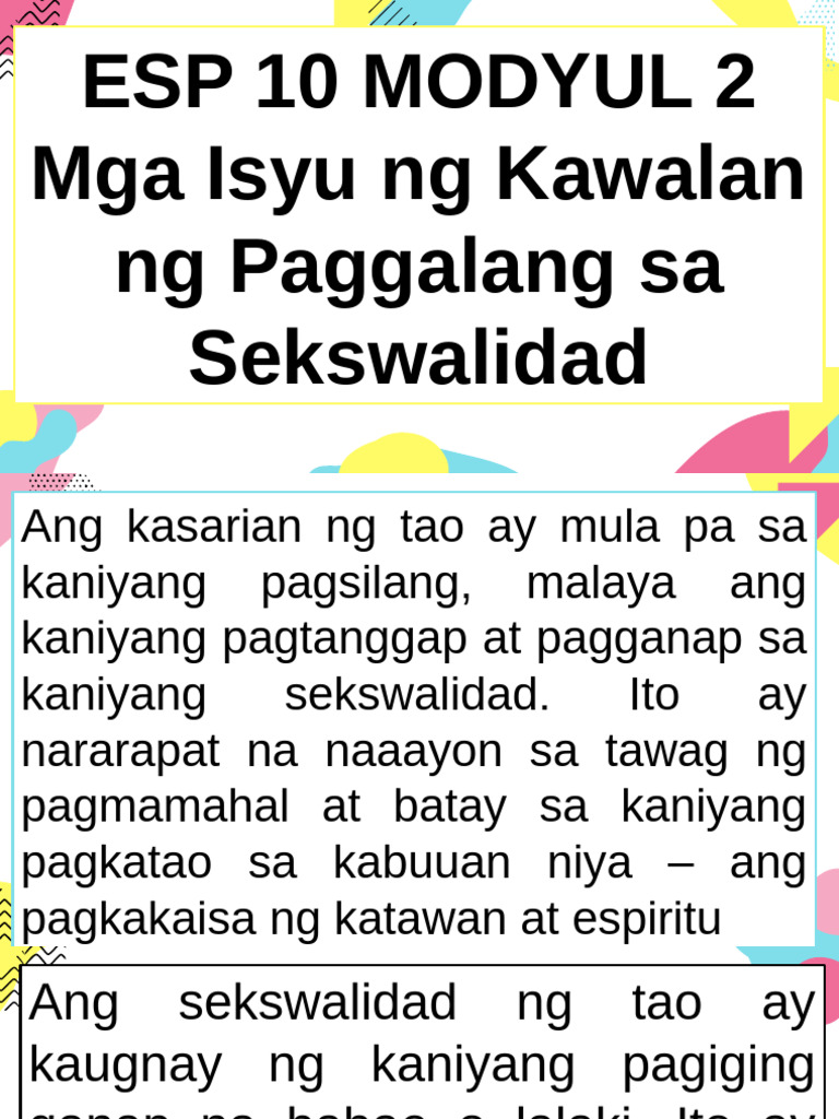 Esp 10 Module 2 | PDF