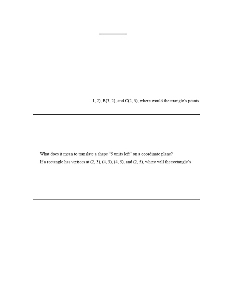 Unit 9 Transformations Homework Guide | PDF