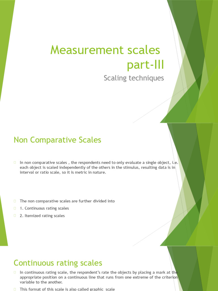 04-C - (Iii) Mesurement Scales | PDF | Likert Scale