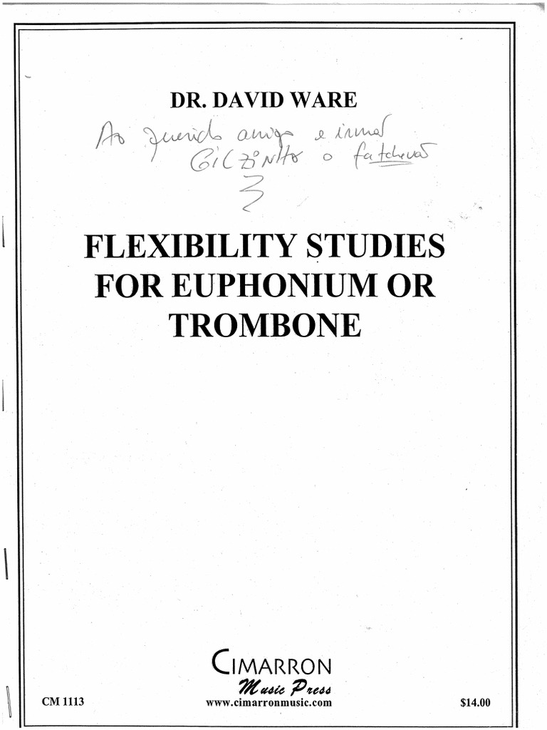 Dr. David Ware - Flexibility Studies Trombone | PDF
