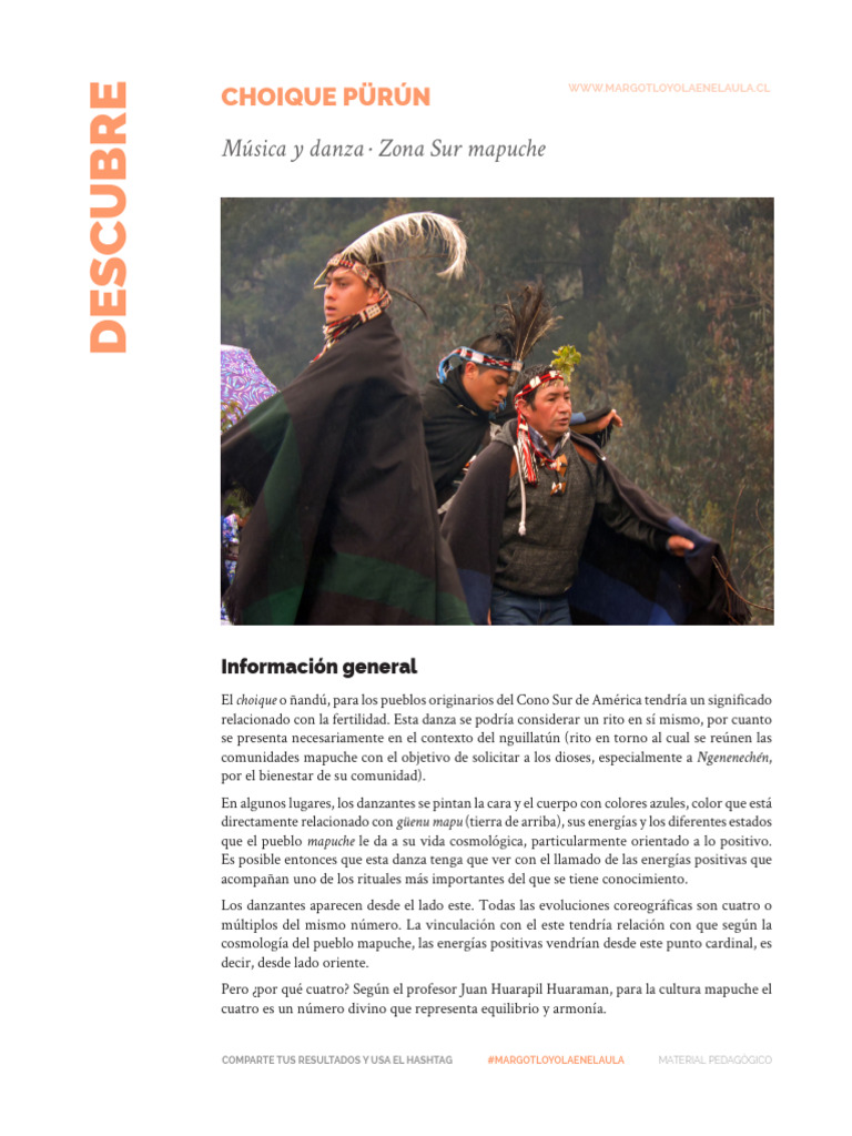 Significado del Choique en Mapuche | PDF | Bailes