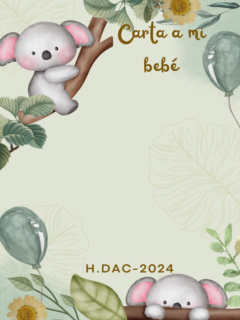 Carta A Mi Bebe | PDF