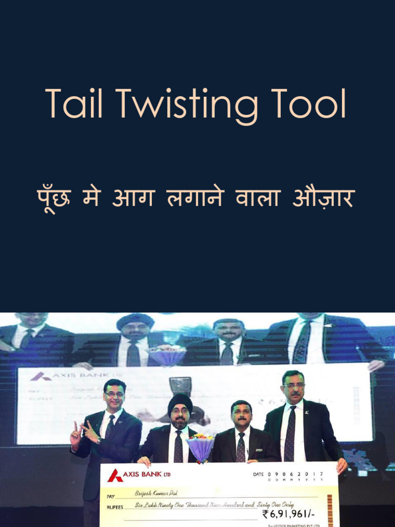 Tail Twisting Tool Highest Cheque Size | PDF