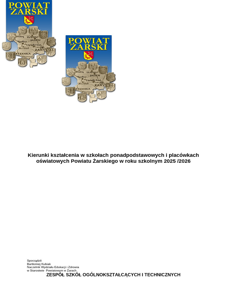 Kierunki Kształcenia 2025 2026 1 | PDF