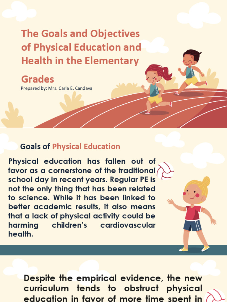 Goals and Objectives of PE Health | PDF | Physical Education | Physical ...