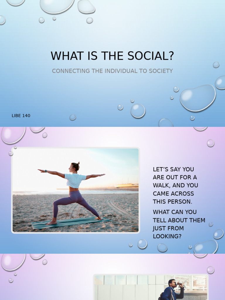 WK02 What Is The Social | PDF | Sociology | Society