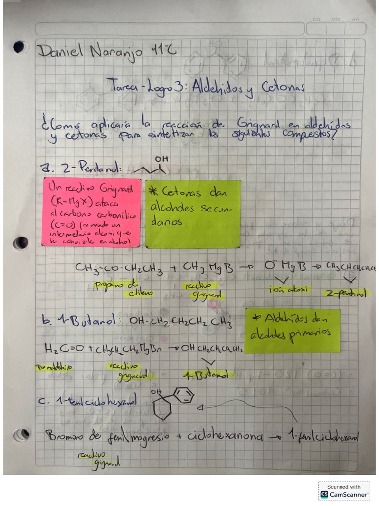 Daniel Naranjo 11C 3.3 QUIM | PDF