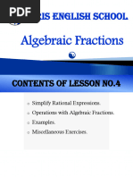 Algebraic Fractions Practice Questions - Corbettmaths | PDF