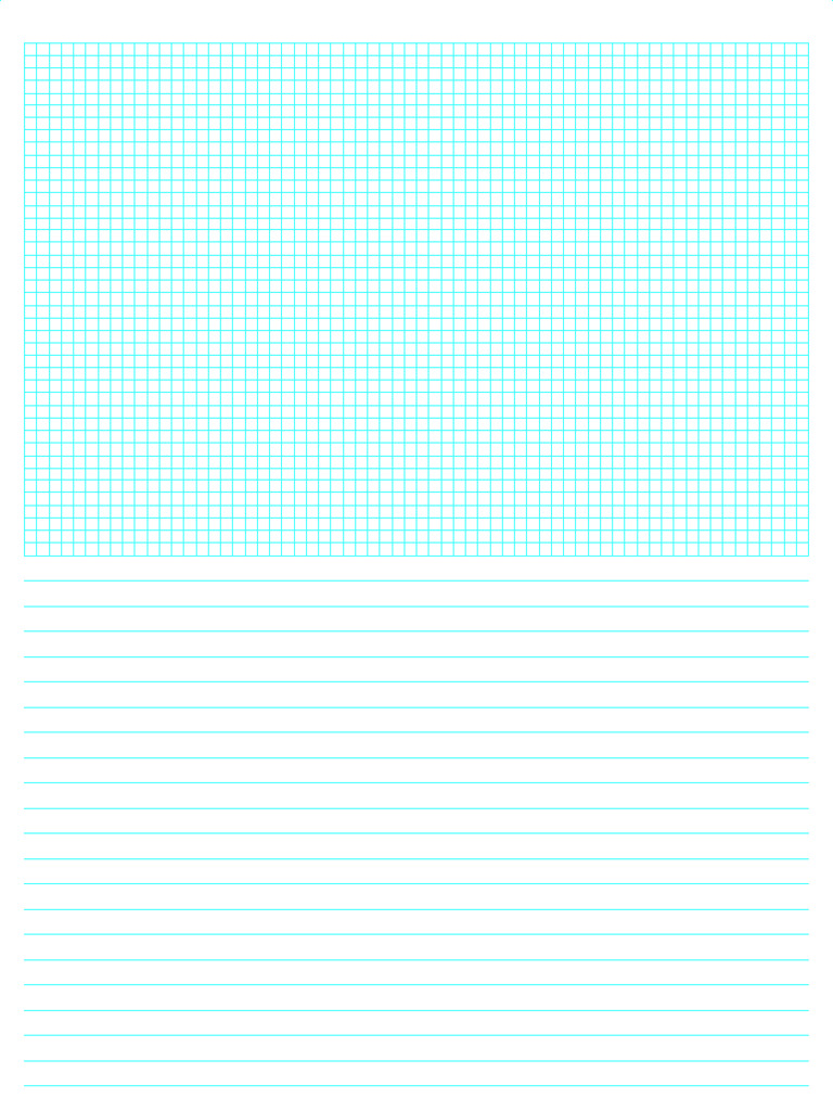 Half Grid Half Ruled Paper | PDF