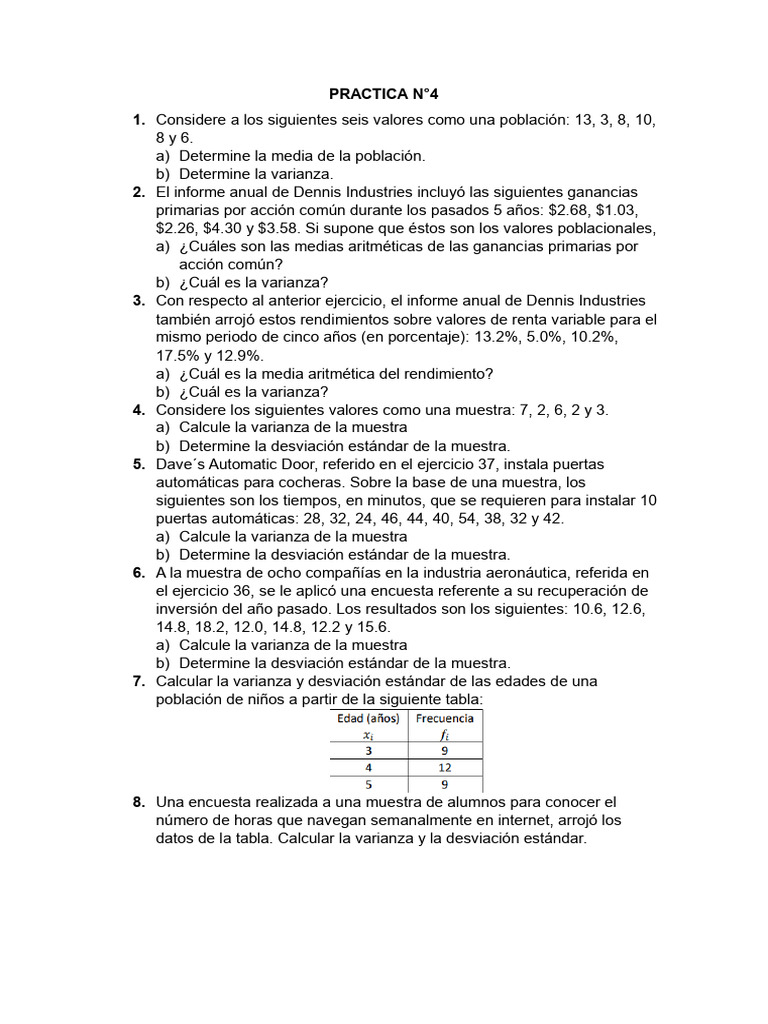 PRACTICA N°4 | PDF