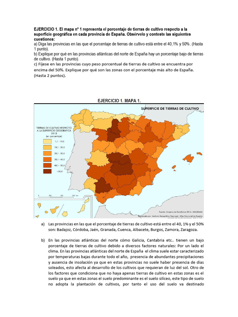 Práctica Superficie Tierras de Cultivo María Moriana | PDF ...
