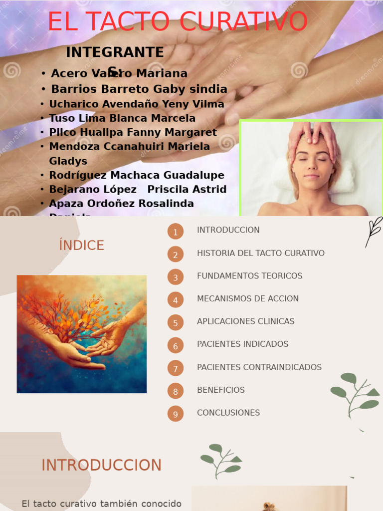 Tacto Curativo | PDF | Fibromialgia | Medicina