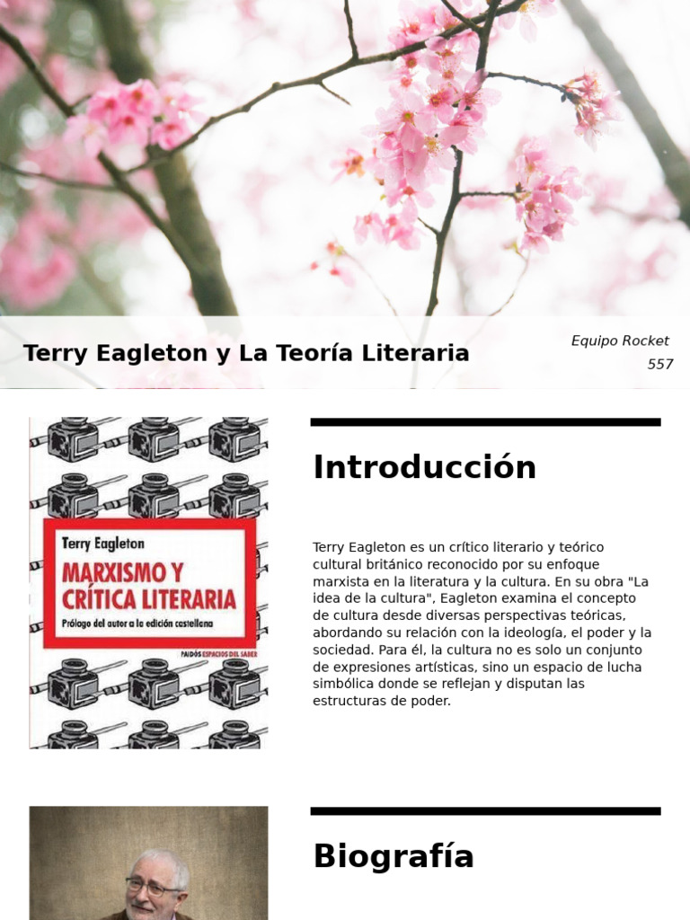 Eagleton: Marxismo y Crítica Literaria | PDF | Educación en artes liberales