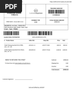 Lazada Delivery Receipt Sample | PDF
