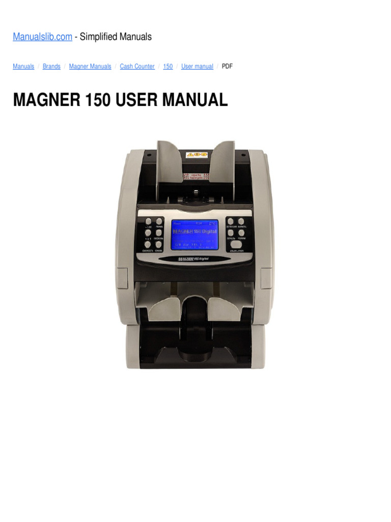 Magner 150 User Manual: - Simplified Manuals | PDF