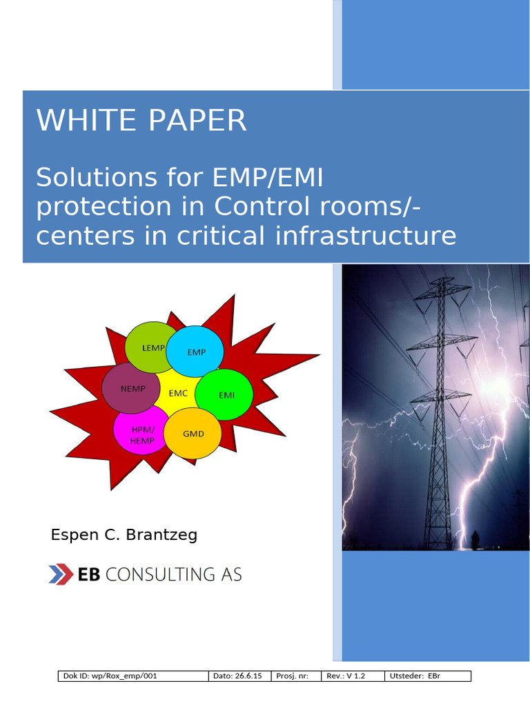 Solutions For Emp Emi Protection in Control Rooms Whitepaper en | PDF ...