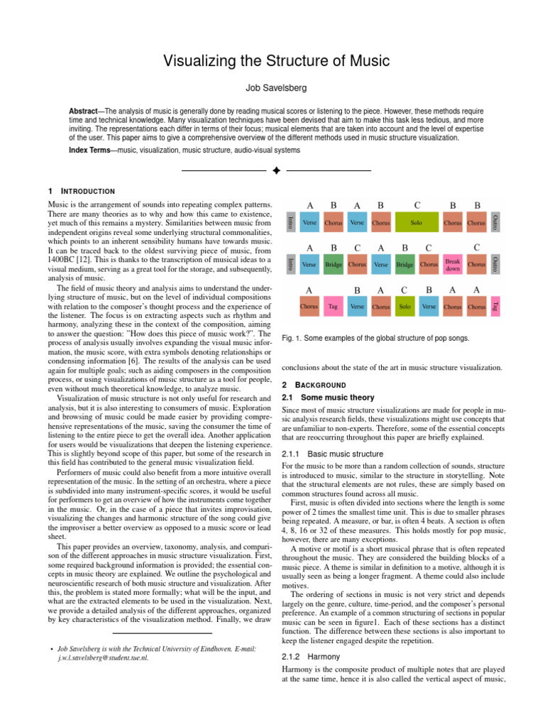 Visualizing the Structure of Music | PDF | Discrete Fourier Transform ...