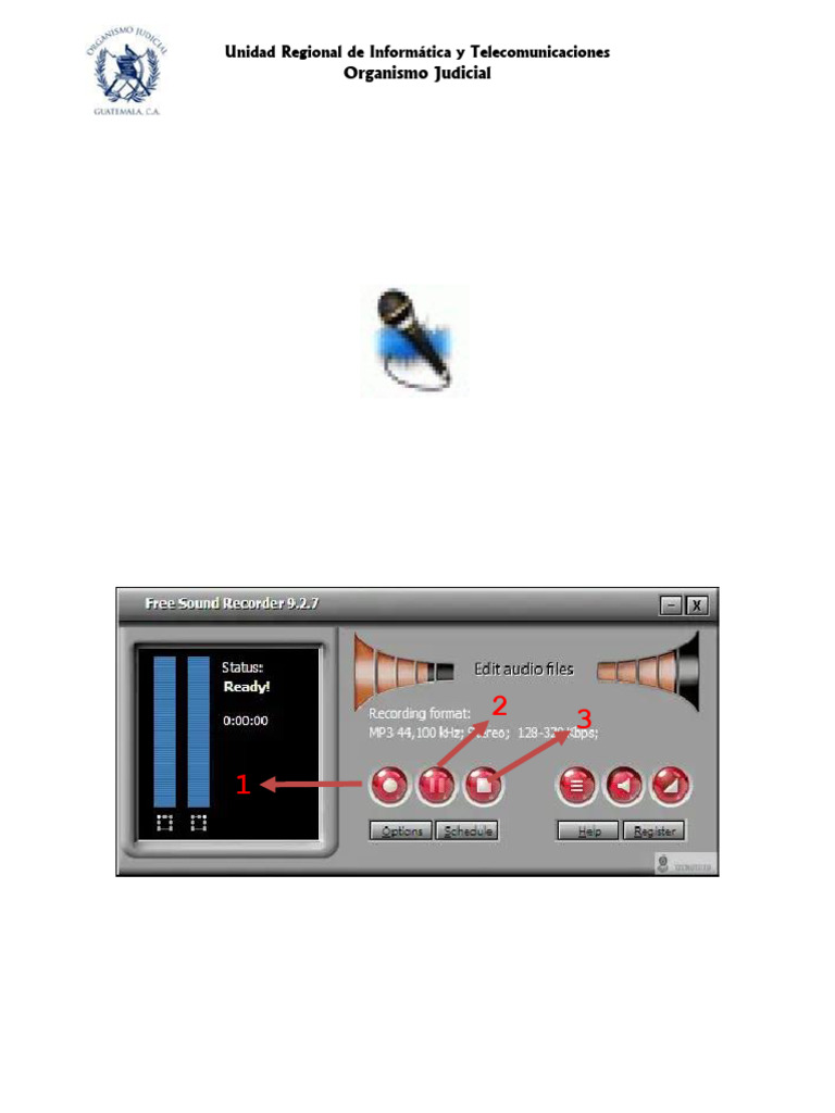 Uso de Free Sound Recorder en Windows | PDF