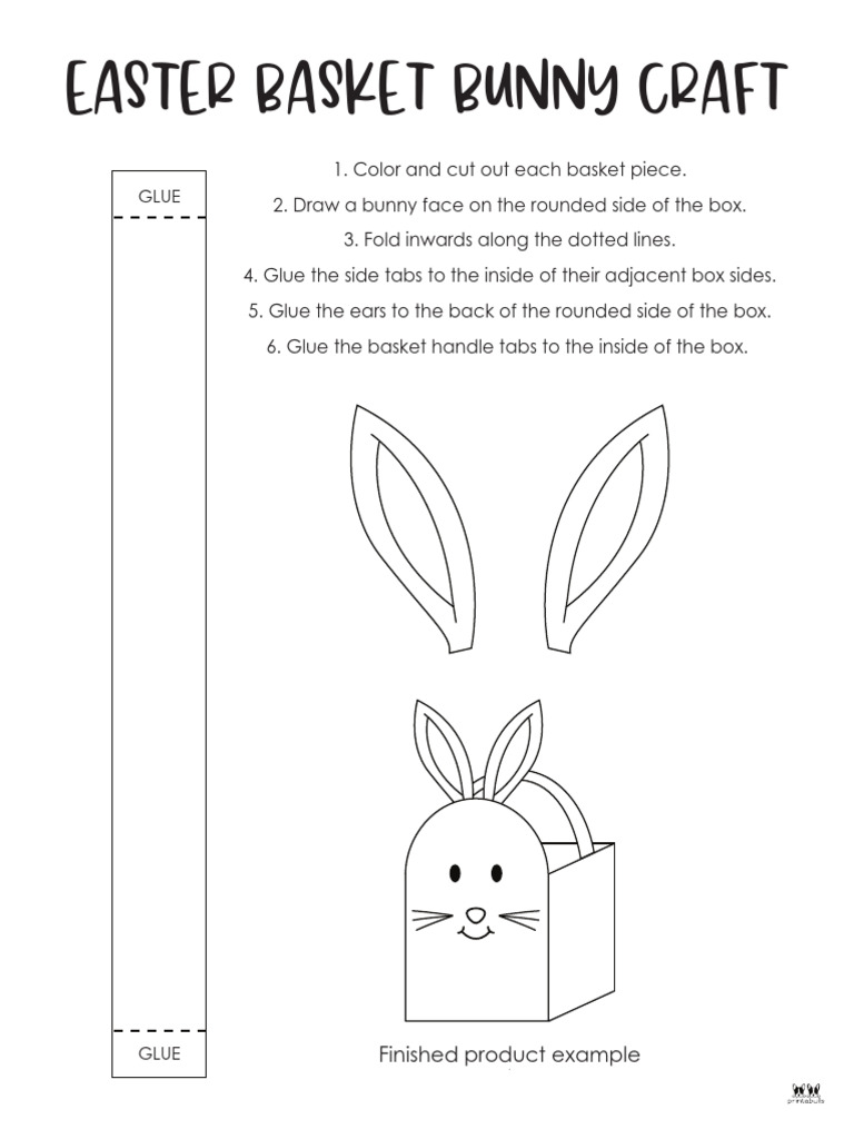 Printable Easter Basket Template 11 | PDF