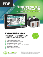 Linx 8920 Datasheet | PDF | Printer (Computing) | Usb