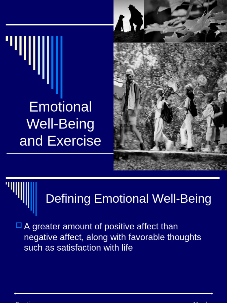 Emotional Well Being | PDF | Affect (Psychology) | Emotions