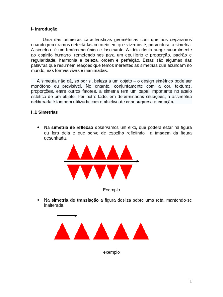 Simetria na Arte e Natureza | PDF | Simetria | Estética
