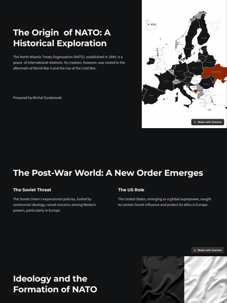 The-Origin-of-NATO-A-Historical-Exploration | PDF | Nato | Cold War