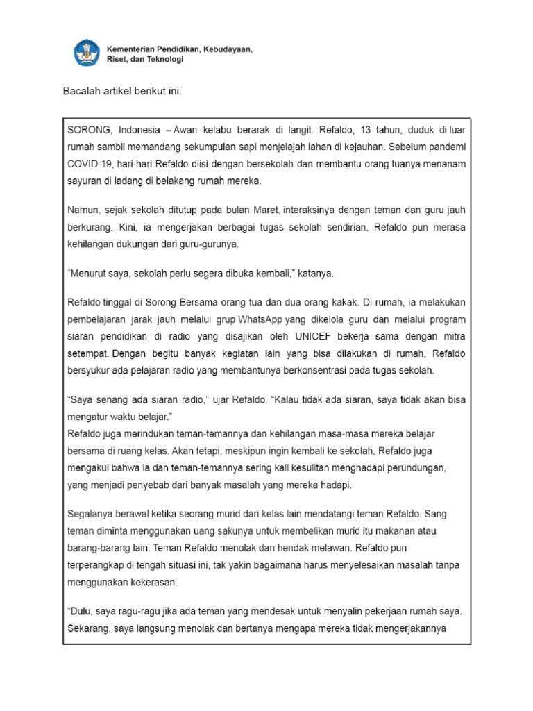 Rev - Topik 1 - Mulai Dari Diri - Bacaan 1.docx - PSE - Topik 1 - Mulai Dari Diri - Bacaan 1 | PDF