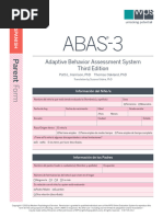 ABAS II - Cuadernillo Adulto | PDF