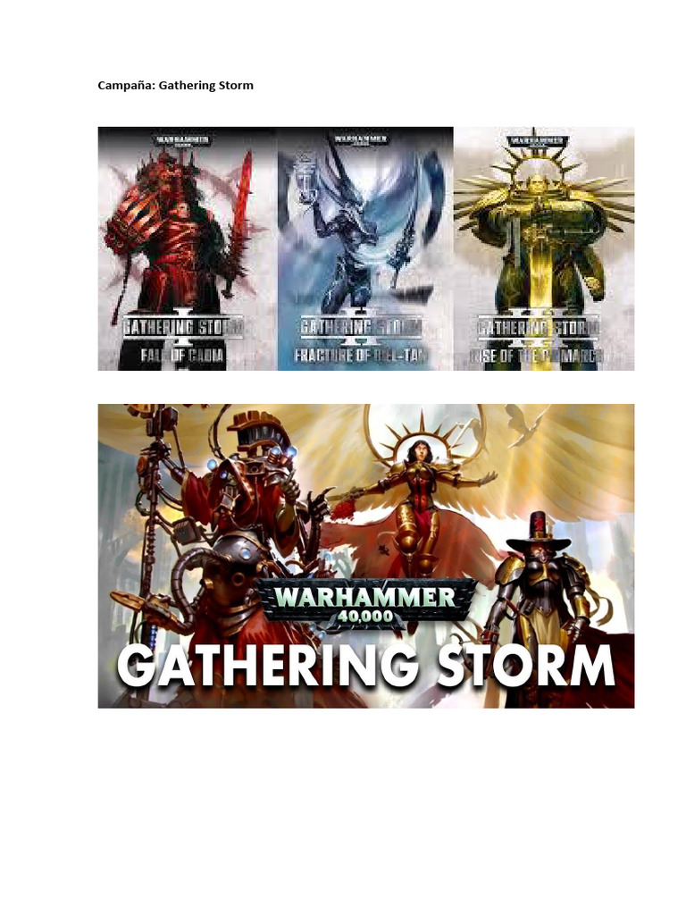 Campaña Gathering Storm | PDF