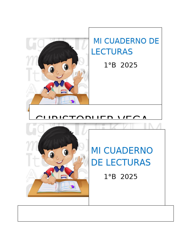 Dictado y Lecturas Letrero | PDF