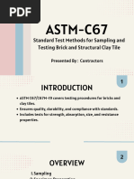 ASTM C62 (2017) Building Brick (Solid Masonry | PDF | Brick | Precipitation