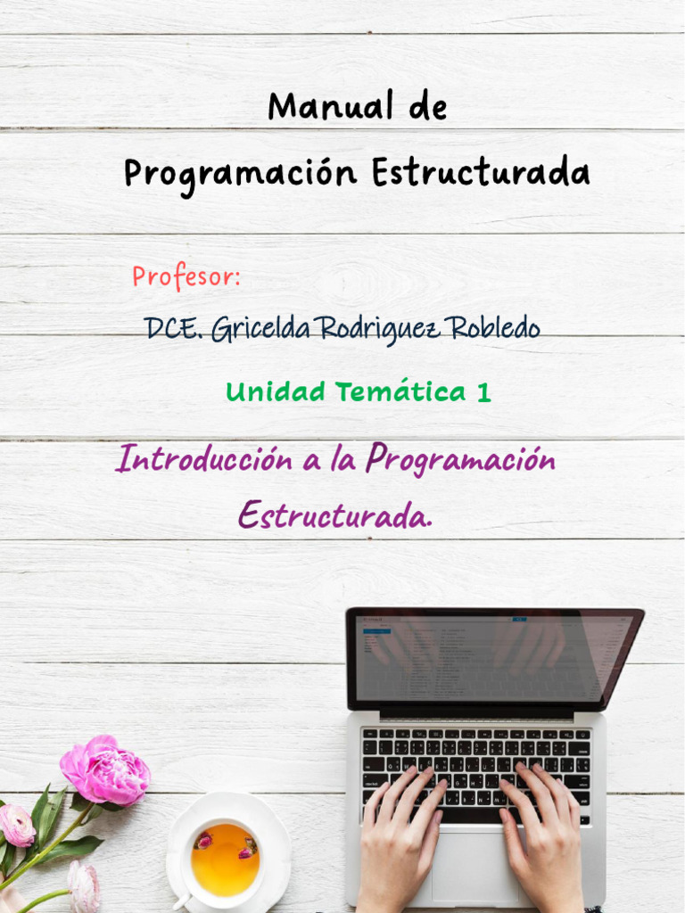 Apuntes de La Unidad 1. Introducción A La Programación Estructurada ...