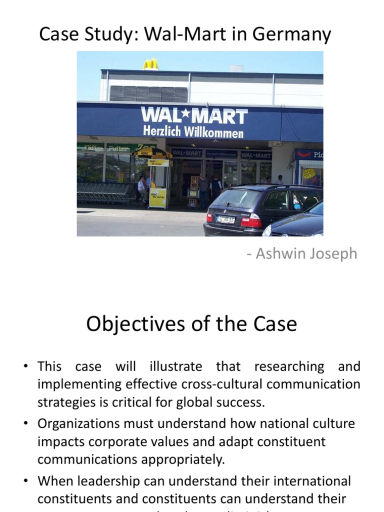 Case Study: Wal-Mart in Germany: - Ashwin Joseph | PDF | Walmart | Retail