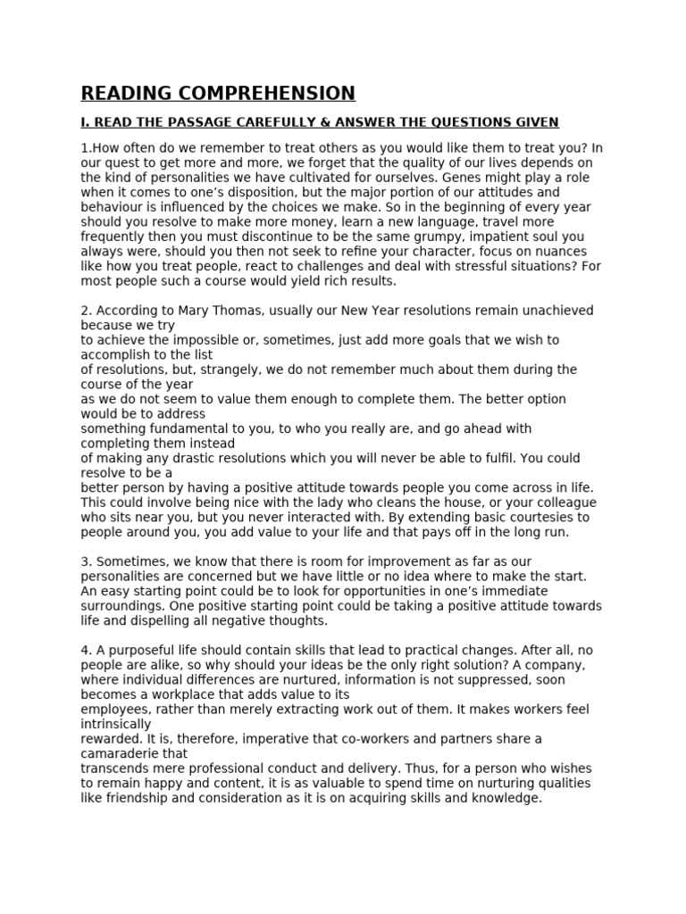 G12 Reading Comprehension Bridge 2024 | PDF | Tourism | Social Psychology