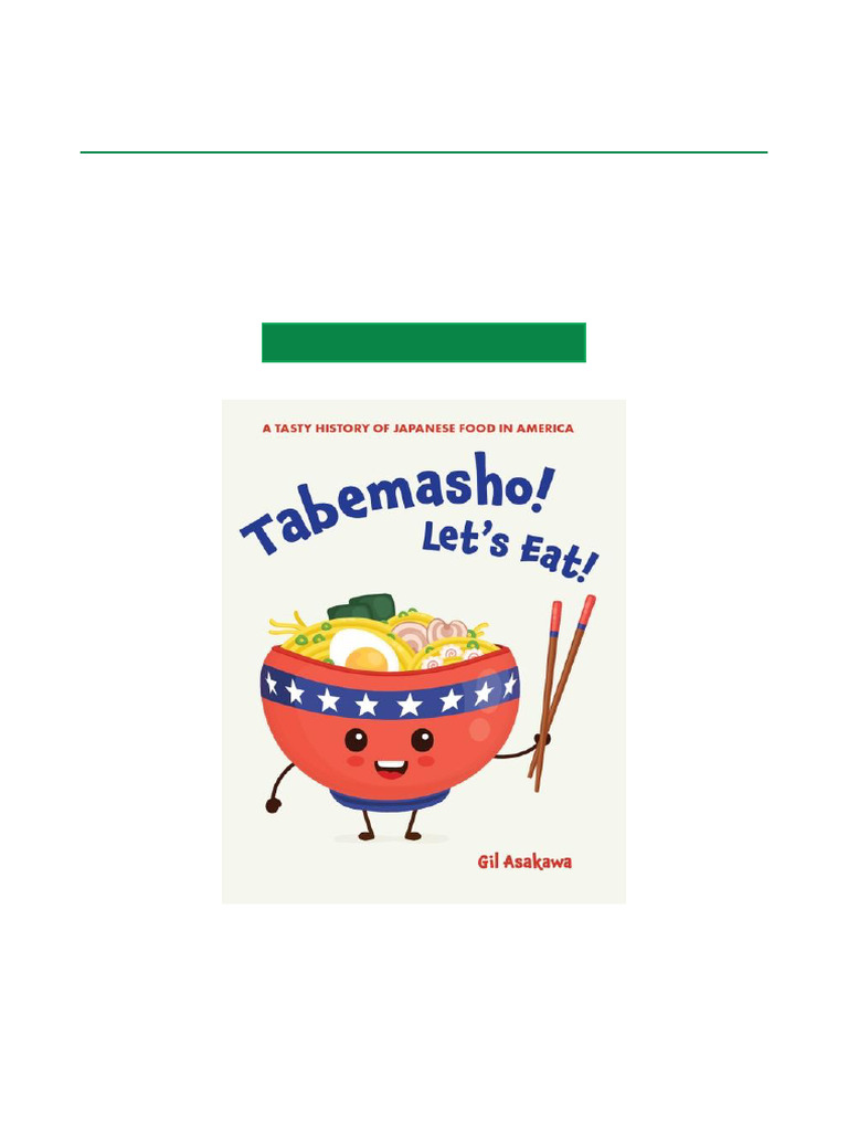 Assess Tabemasho! Let's Eat! A Tasty History of Japanese Food in ...